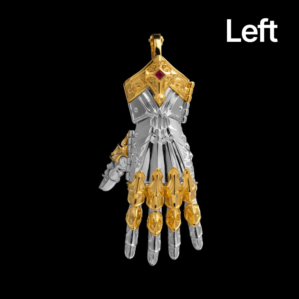 Aegis Gauntlet Mechanical Hand – Medieval Armor Pendant – COPPERTIST.WU