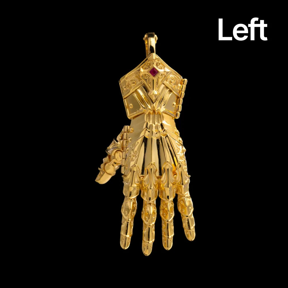 Aegis Gauntlet Mechanical Hand – Medieval Armor Pendant – COPPERTIST.WU