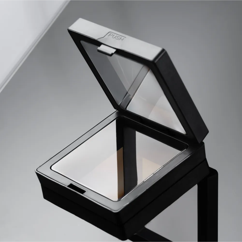 3D Floating Display Case ABS plastic display frame with stand ...