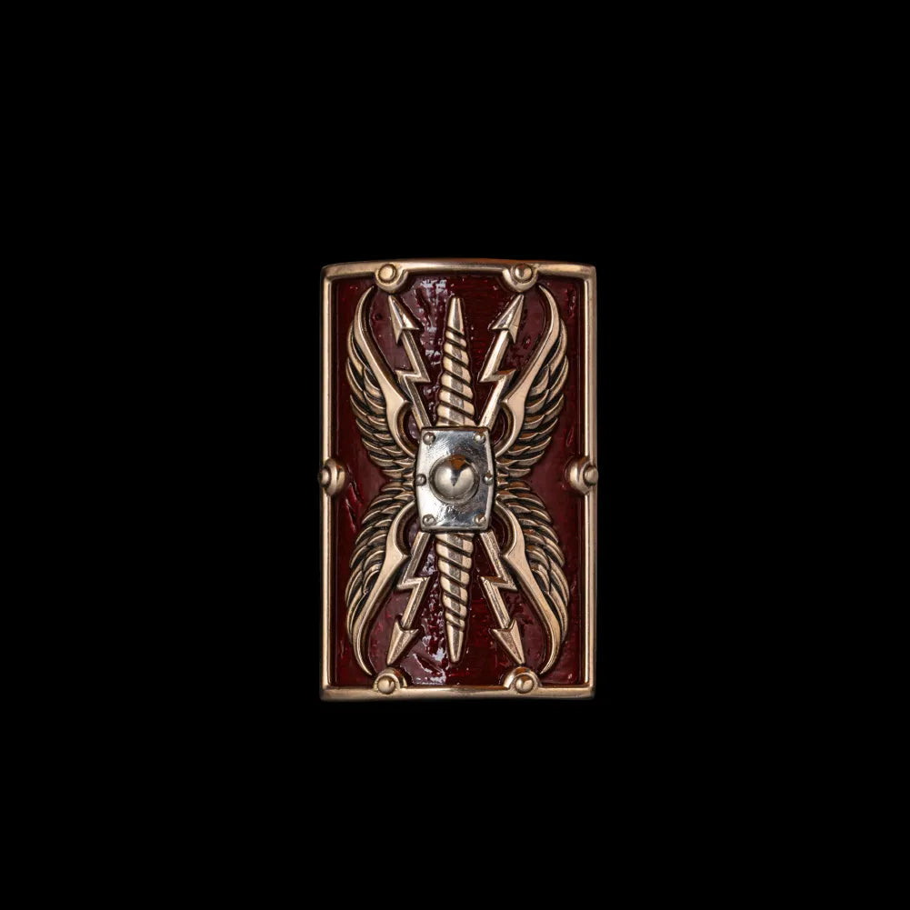 Brass & White Bronze Roman Scutum Deluxe Shield – Aegis of Jupiter ...