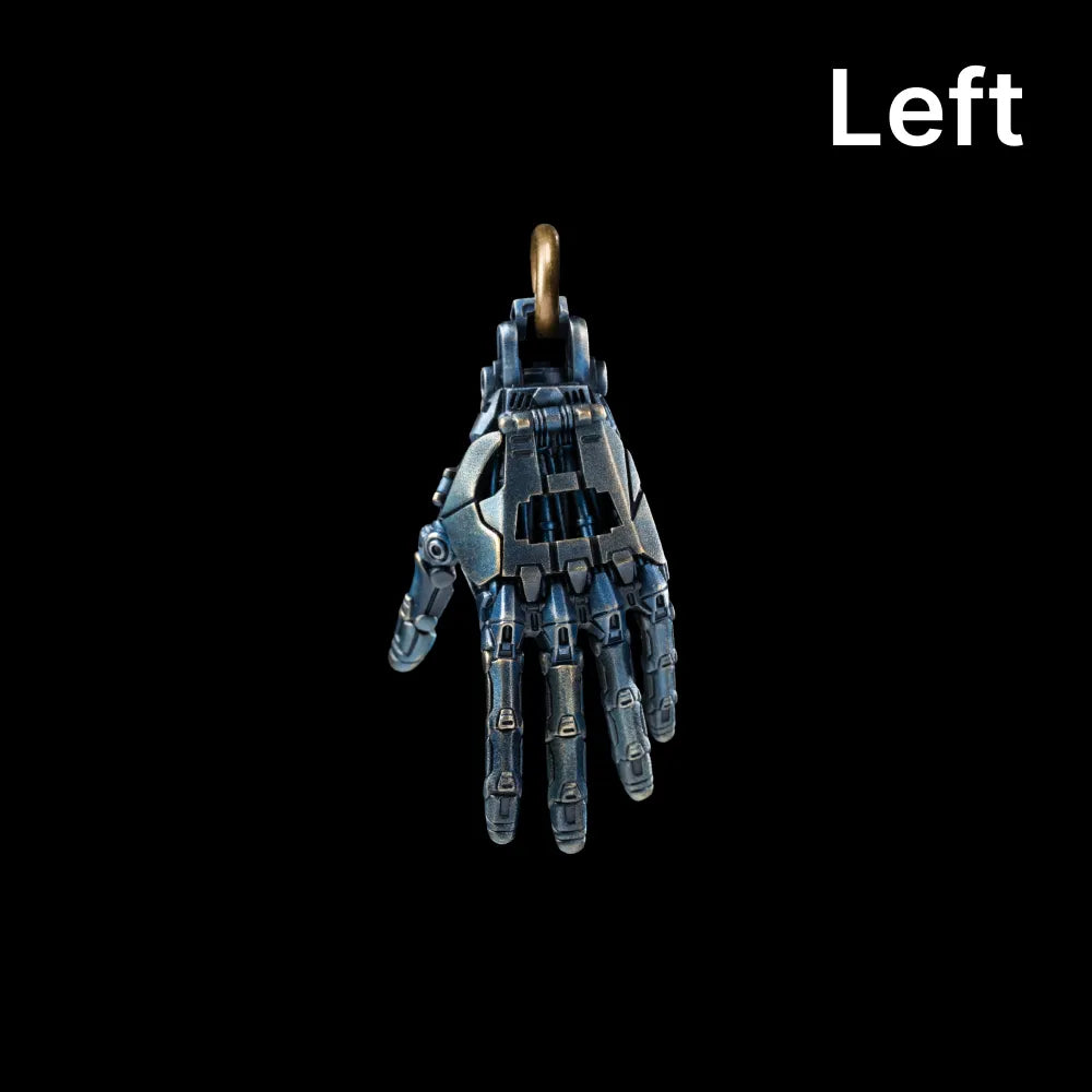 Steampunk Mechanical Hand Pendant - Movable Metal Fingers – COPPERTIST.WU