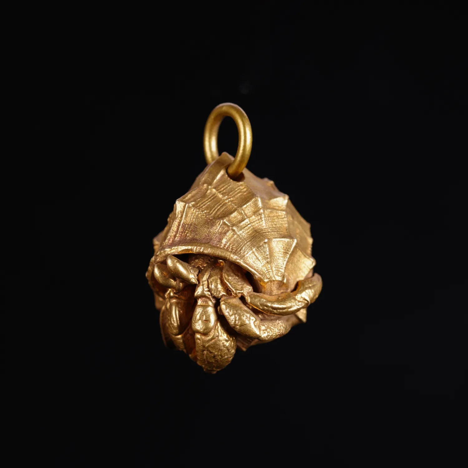 Brass Hermit Crab Bell Pendant – COPPERTIST.WU
