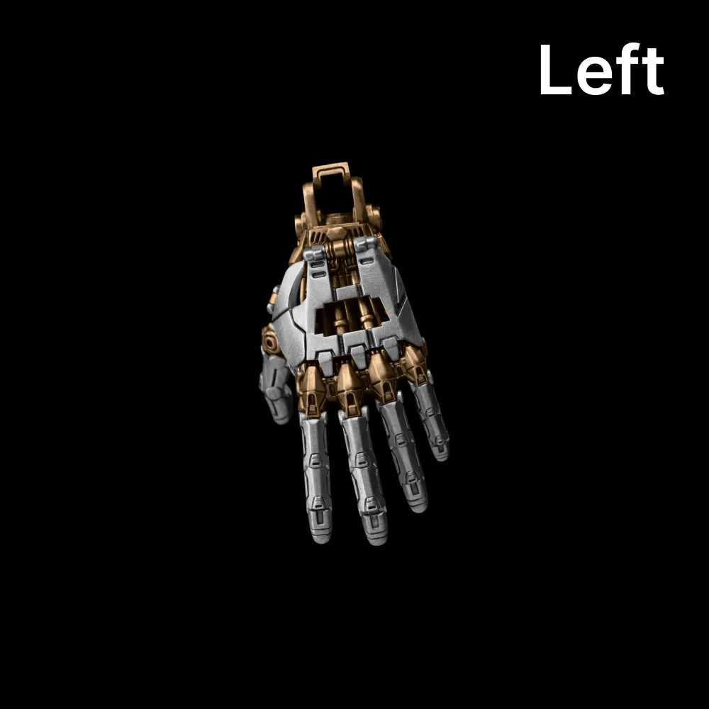 Cyberpunk Mechanical Hand Pendant Left V44 – Unique Gift for Men ...