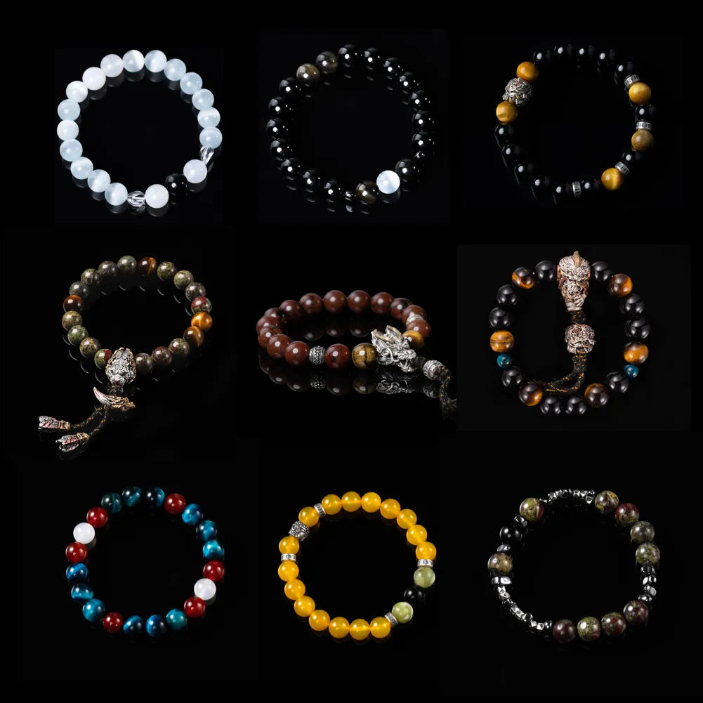 Ctystal Bracelet Collection Elemental Force Gemstone Bracelet Set ...