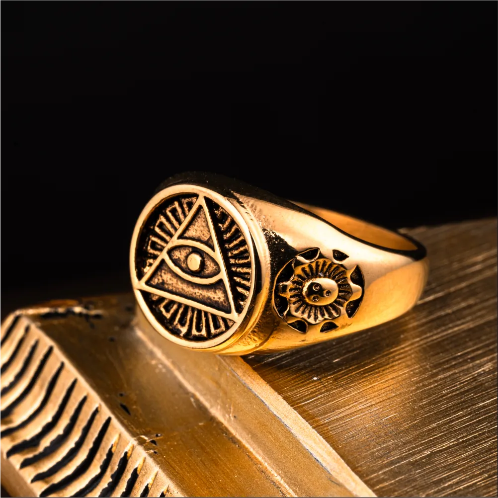 Horus Eye Vintage Signet Ring - Horus Eye ring of Protection ...
