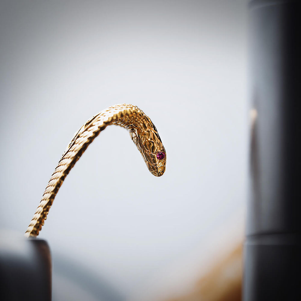 Unique Cobra Coffee Spoon Stirring spoon | Gold Vermeil – COPPERTIST.WU