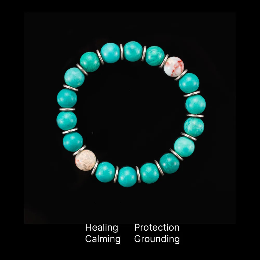 Life Pulse Healing Turquoise Energy Bracelet – COPPERTIST.WU
