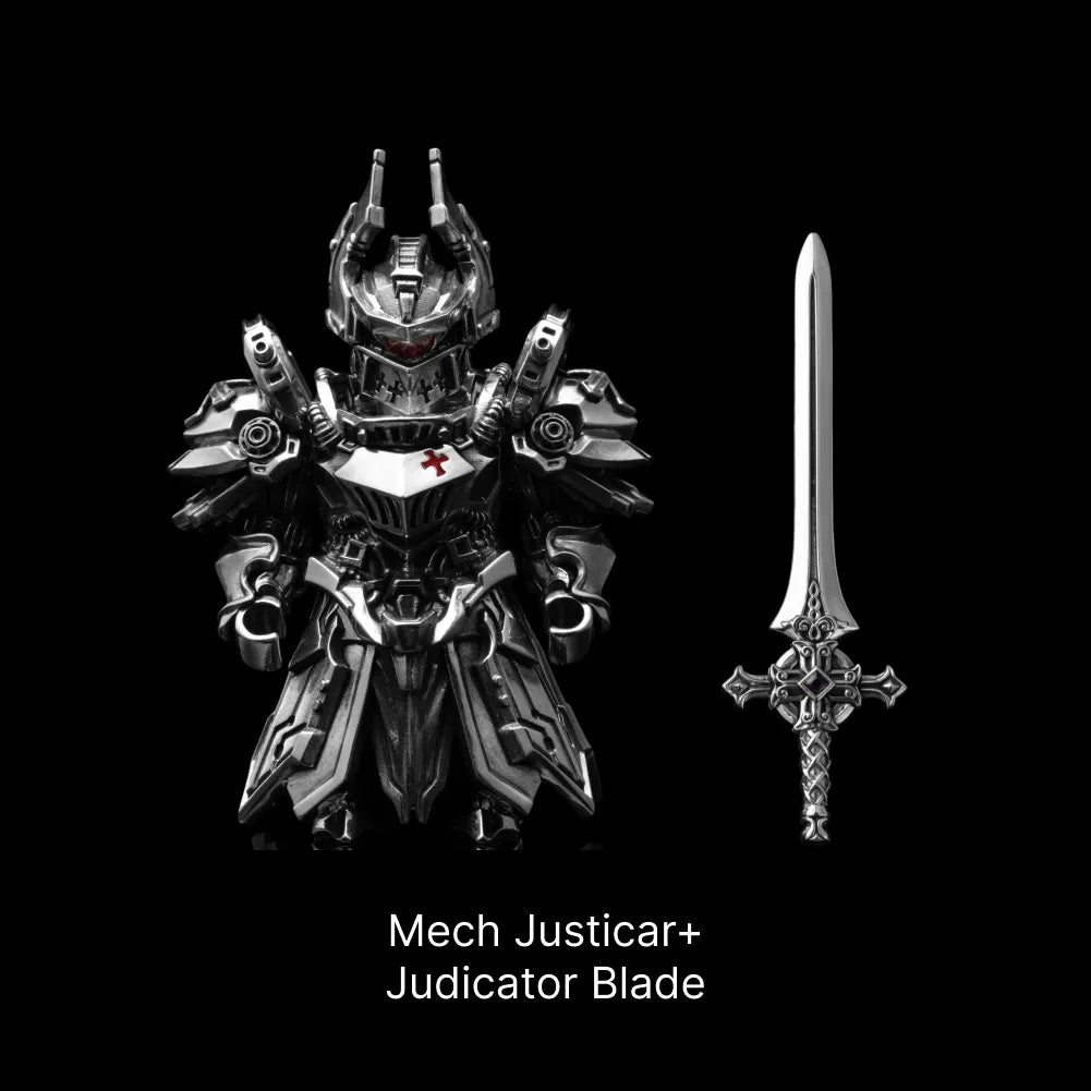 Winged Mech Knight Model | Magnetic Metal Figurine – COPPERTIST.WU
