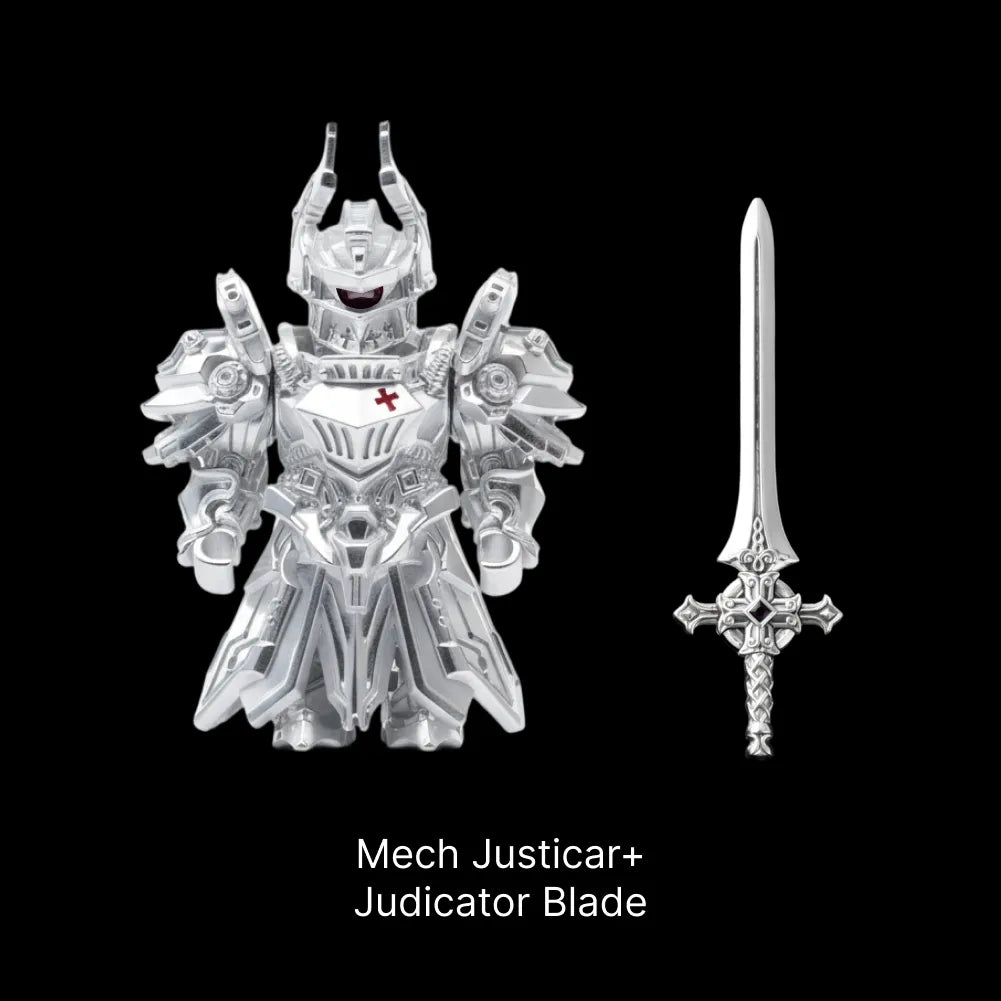 Winged Mech Knight Model | Magnetic Metal Figurine – COPPERTIST.WU