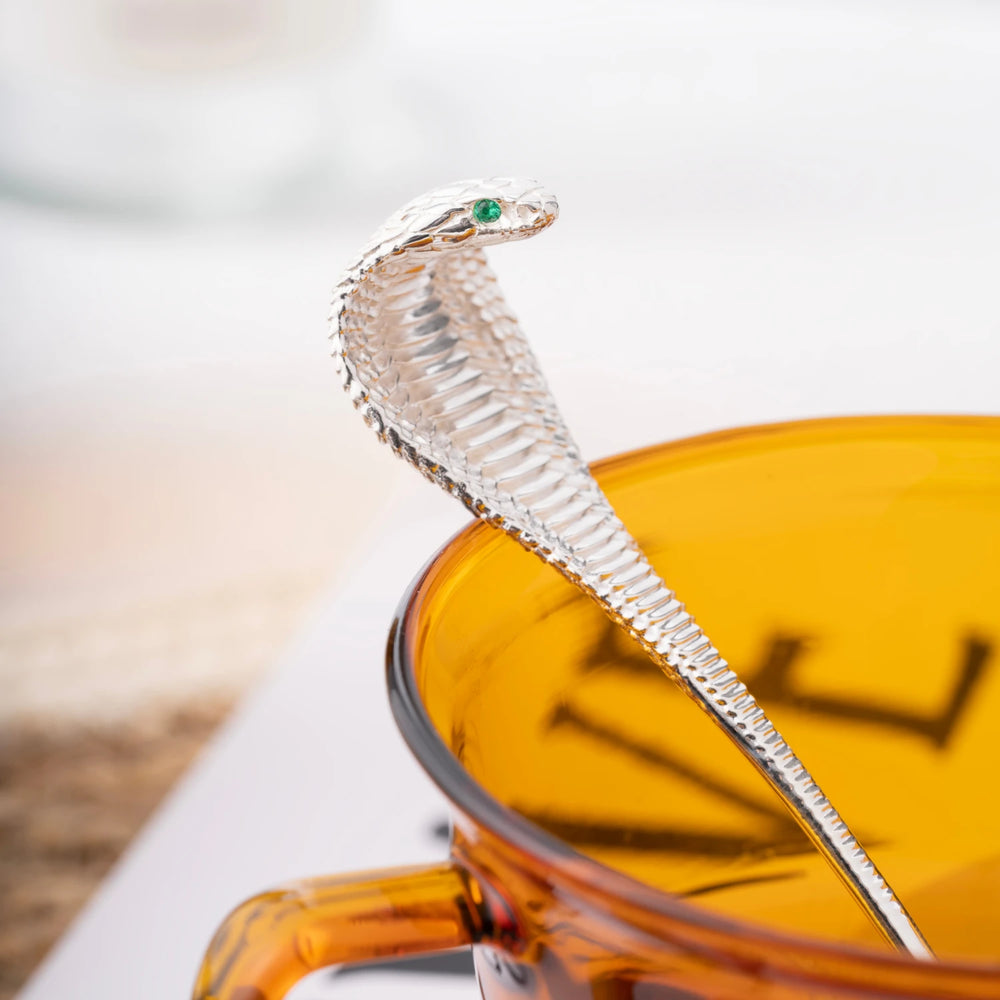 Unique Cobra Coffee Spoon | Novelty items | Solid Silver – COPPERTIST.WU