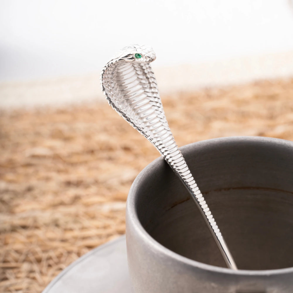 Unique Cobra Coffee Spoon | Novelty items | Solid Silver – COPPERTIST.WU
