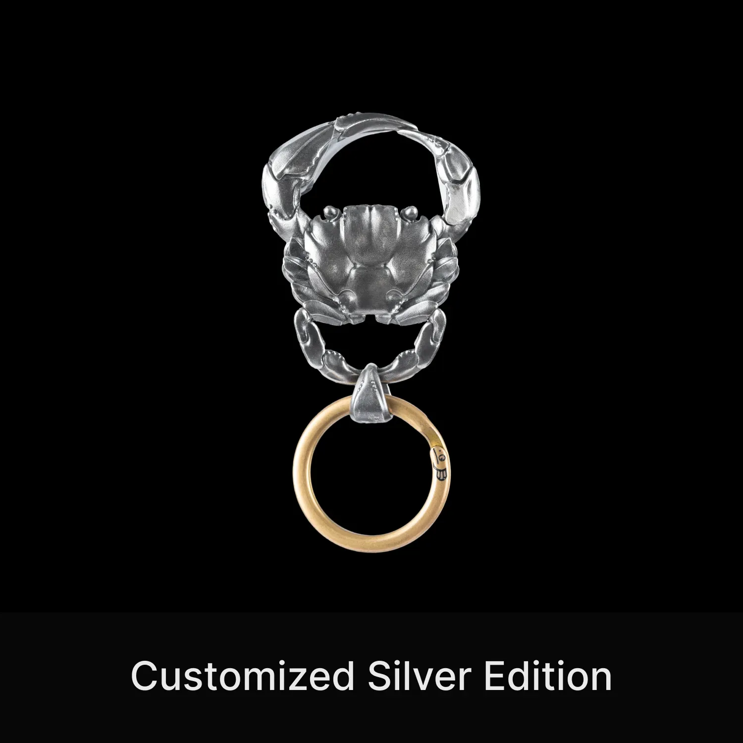 Crab Keychain | Oceanic Elegance | Silver Keychain – COPPERTIST.WU