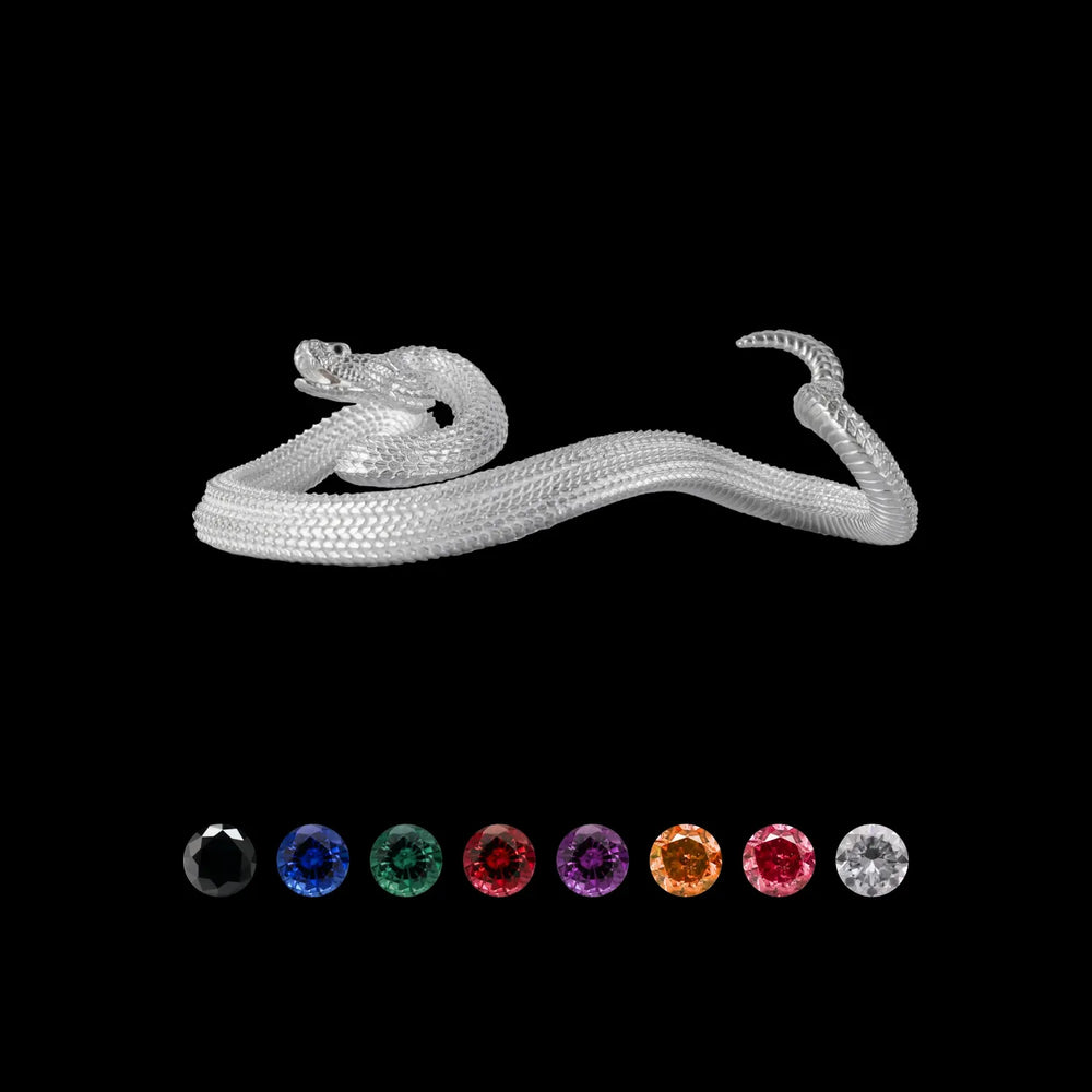 Custom Rattle Snake Pen Holder | Silver Desk Decoration – COPPERTIST.WU