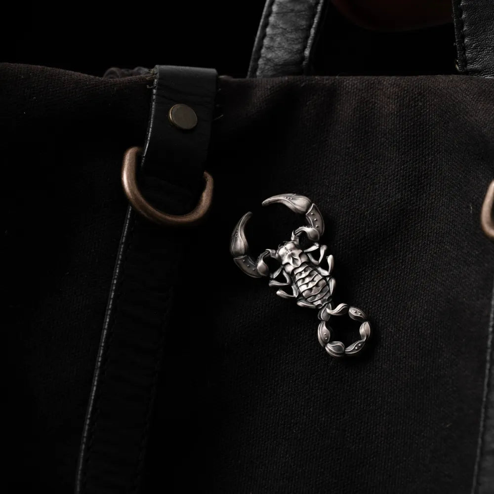 Amazing Scorpion Brooch | Oxidized Silver Jewelry – COPPERTIST.WU