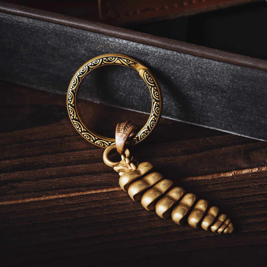 Unique Brass Key Ring 5PCS | Ouroboros Shaped – COPPERTIST.WU